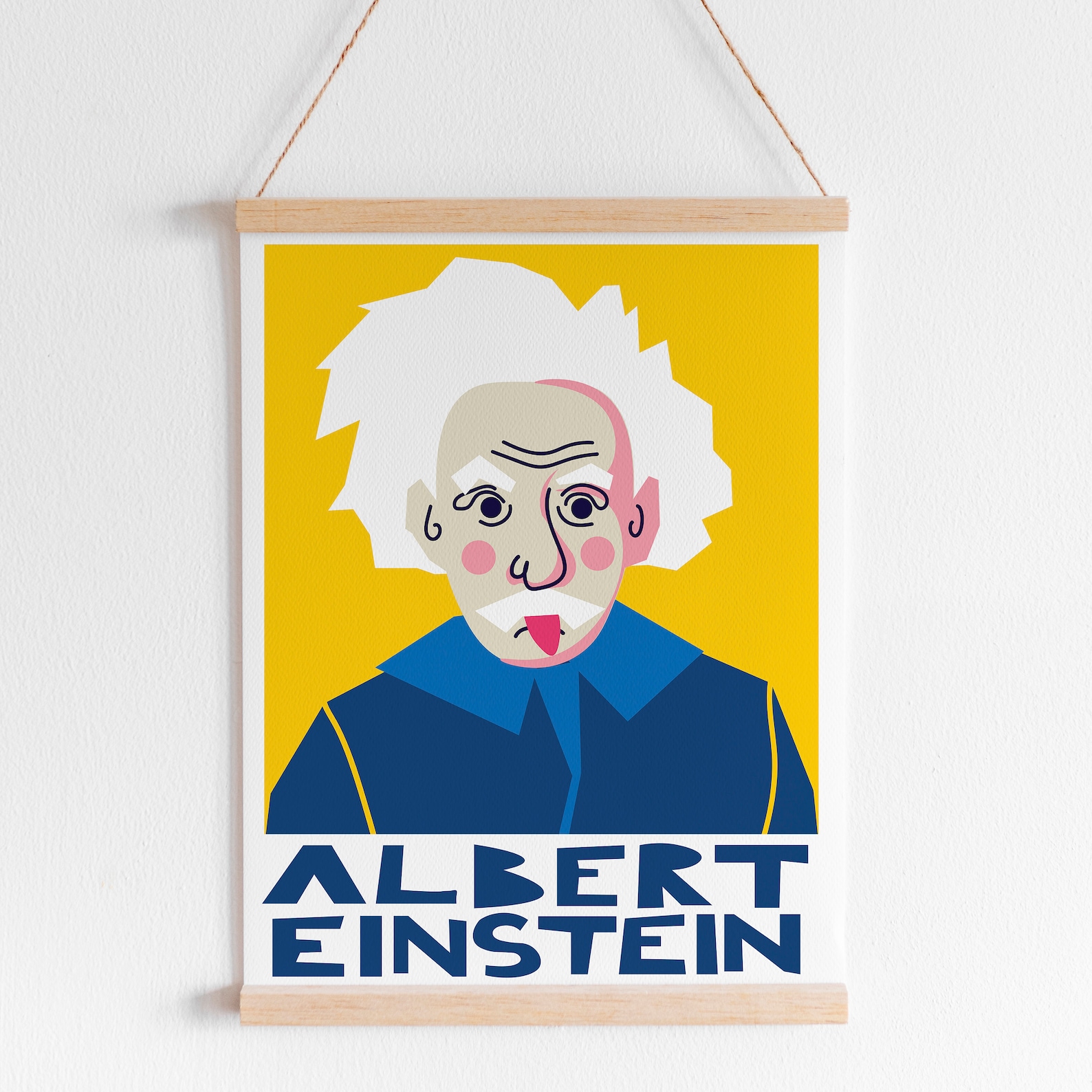 Albert Einstein Printable Art, Einstein Poster, Einstein Art Print ...