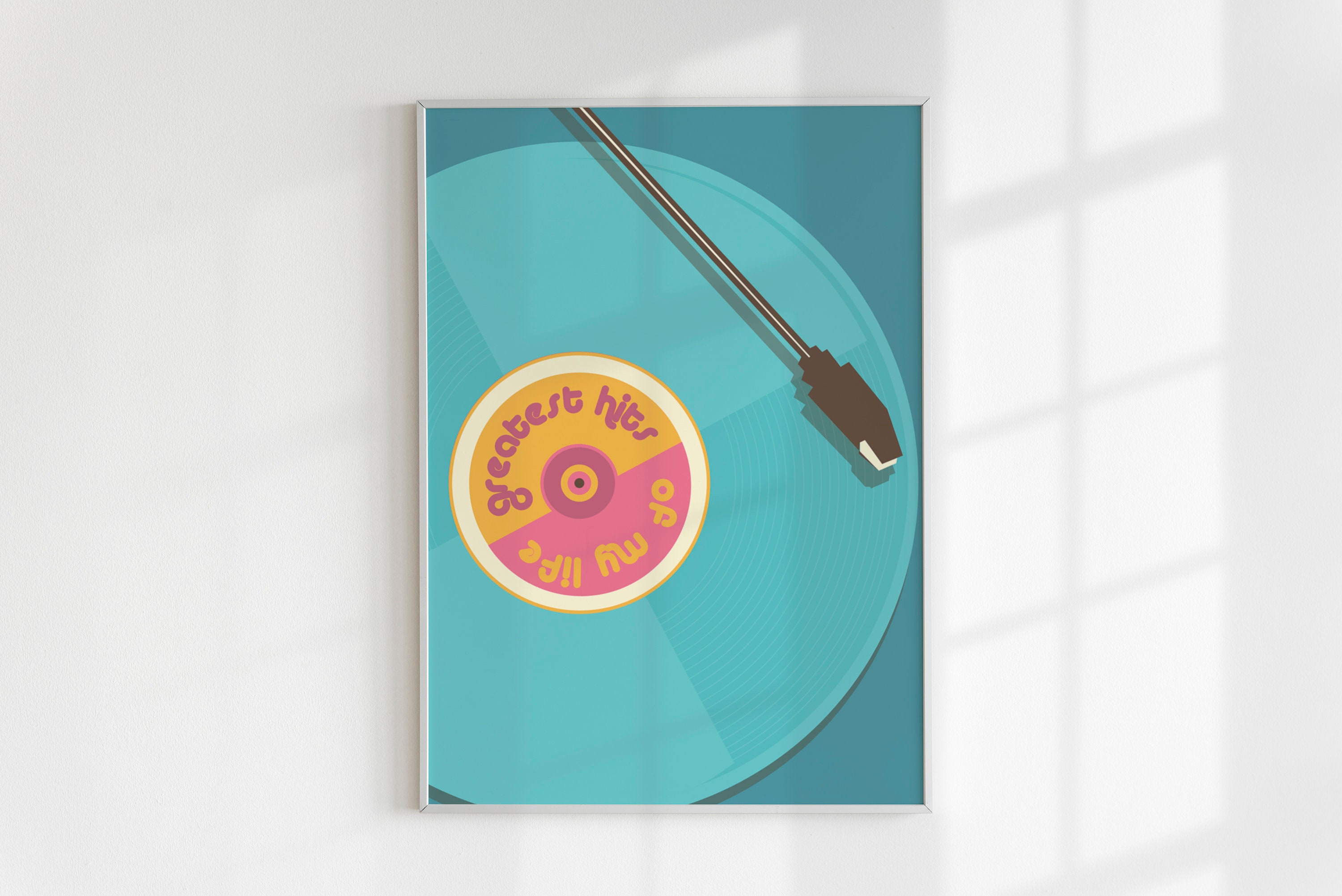 Music Poster Wall Art Vinyl Poster Retro Record Poster Mid - Etsy