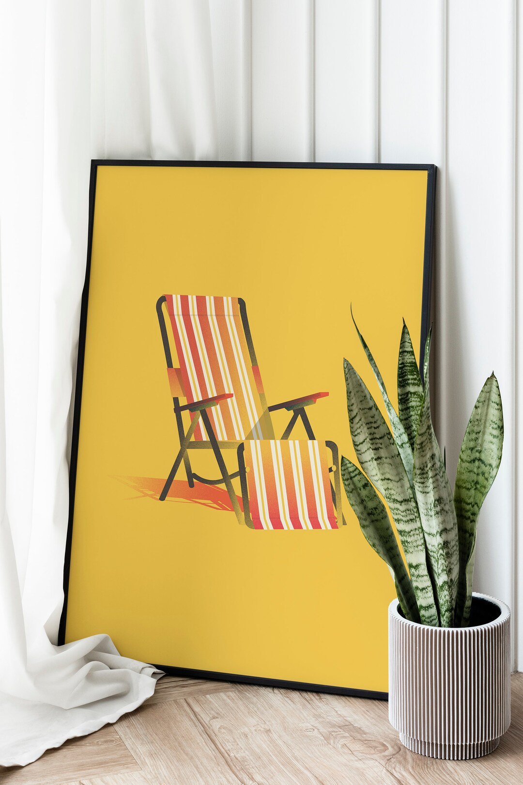 Printable Chair Wall Art Print, Chair Print Decor, Chair Art Print, Mid ...