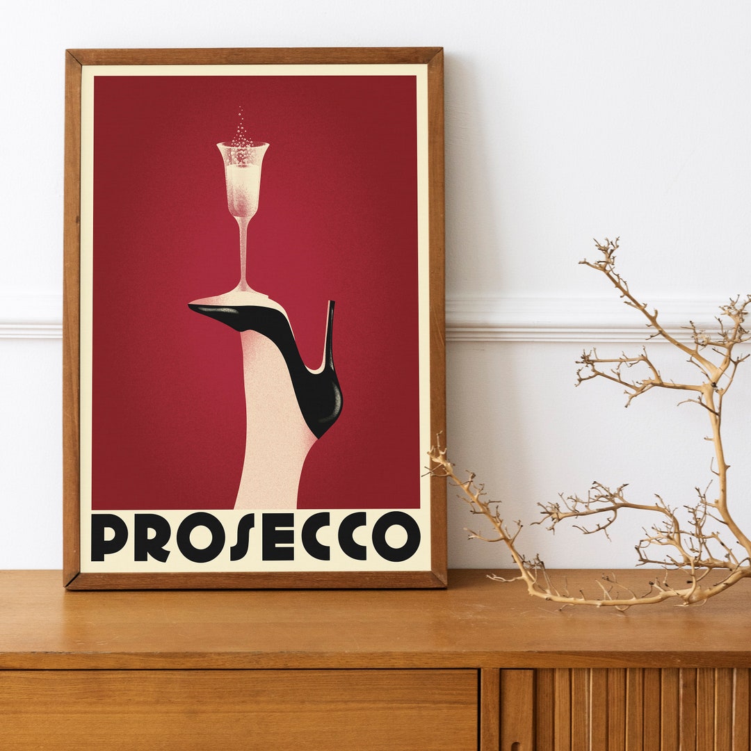 Prosecco Print, Italy Poster, Kitchen Decor, Food Art, Eat Sign, Rome ...