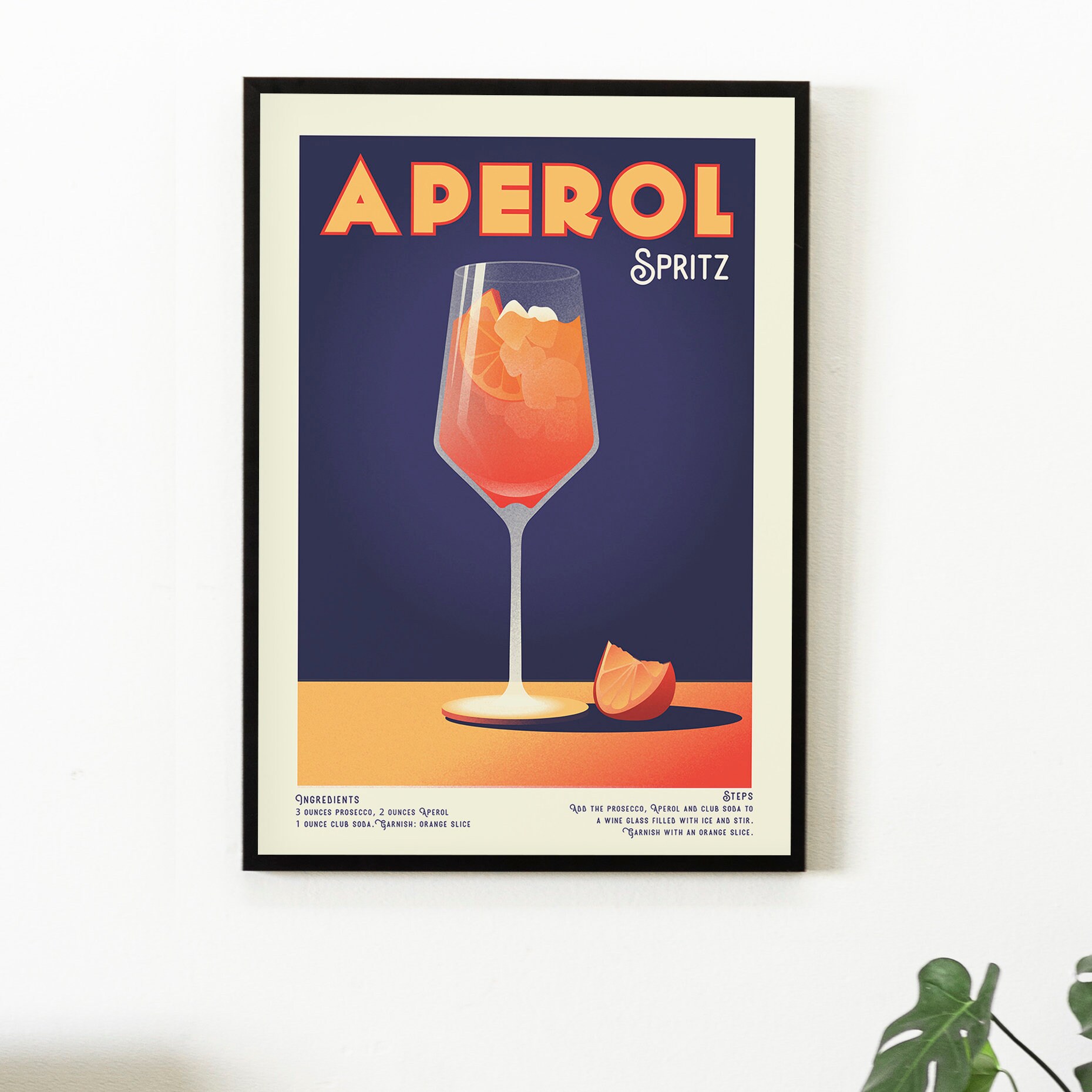 Aperol Spritz Print, Printable Wall Art, Cocktail Wall Art, Print ...