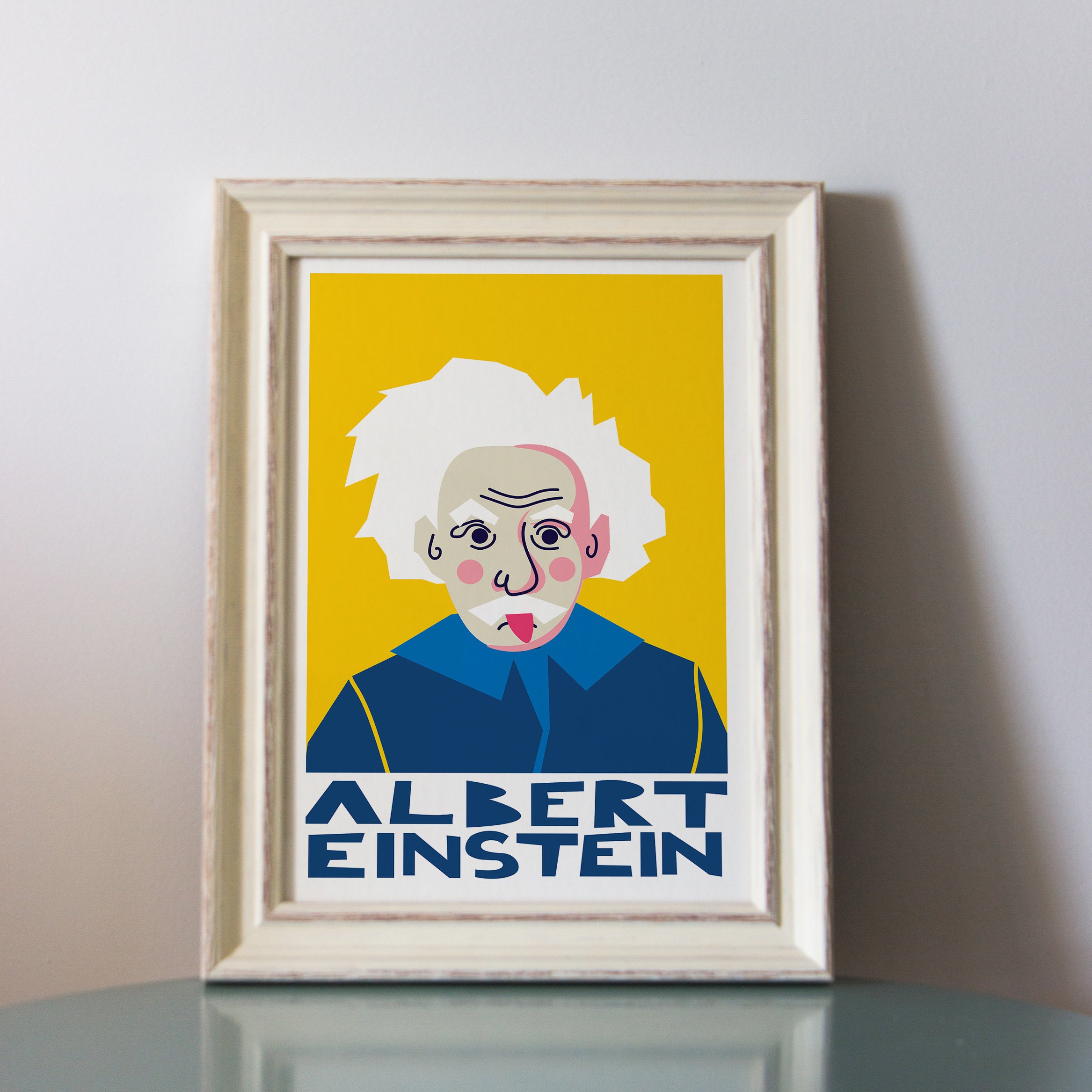 Albert Einstein Printable Art, Einstein Poster, Einstein Art Print ...