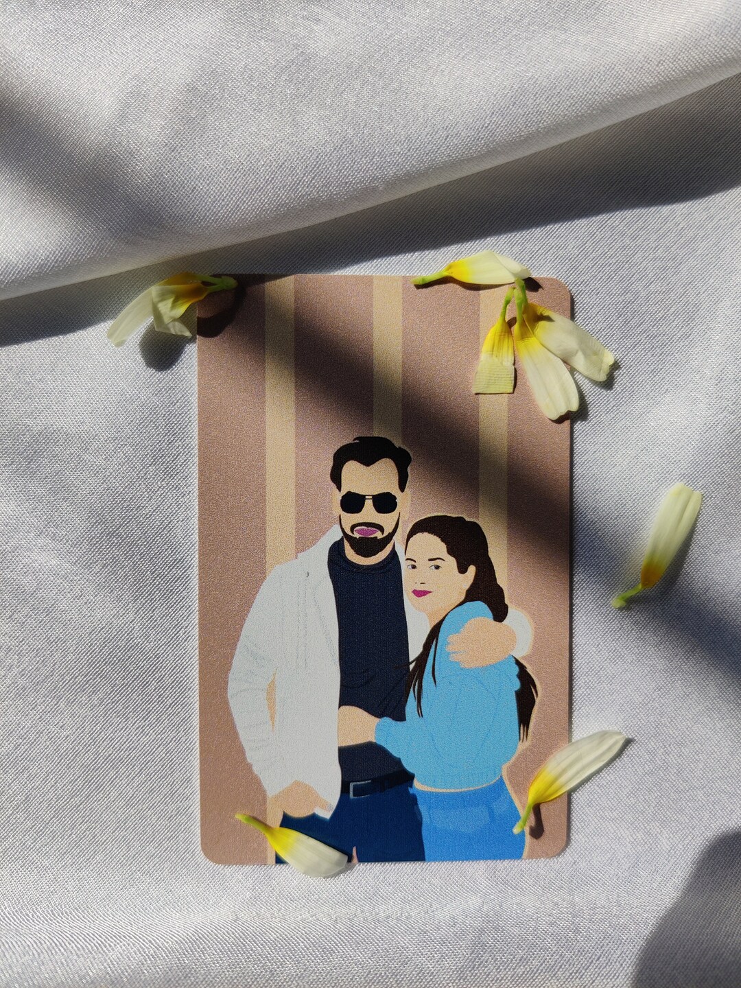 Custom Couple Wallet Card - Etsy