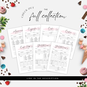 Cake Order Sheet Template, Bakery Order Form Editable in Canva, Wedding ...