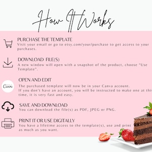 Round Cake Cutting Guide Digital Download Baker Instructions Tiered ...