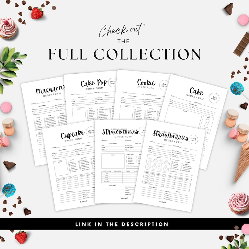 Cookie Order Form Editable Template, Custom Biscuit Purchase Form for ...