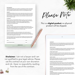 Cookie Contract and Order Form Template, Custom Bakery Agreement Form ...