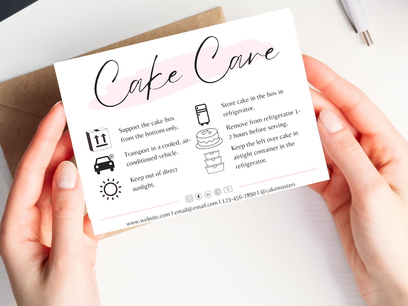 Round Cake Cutting Guide Digital Download Baker Instructions Tiered ...