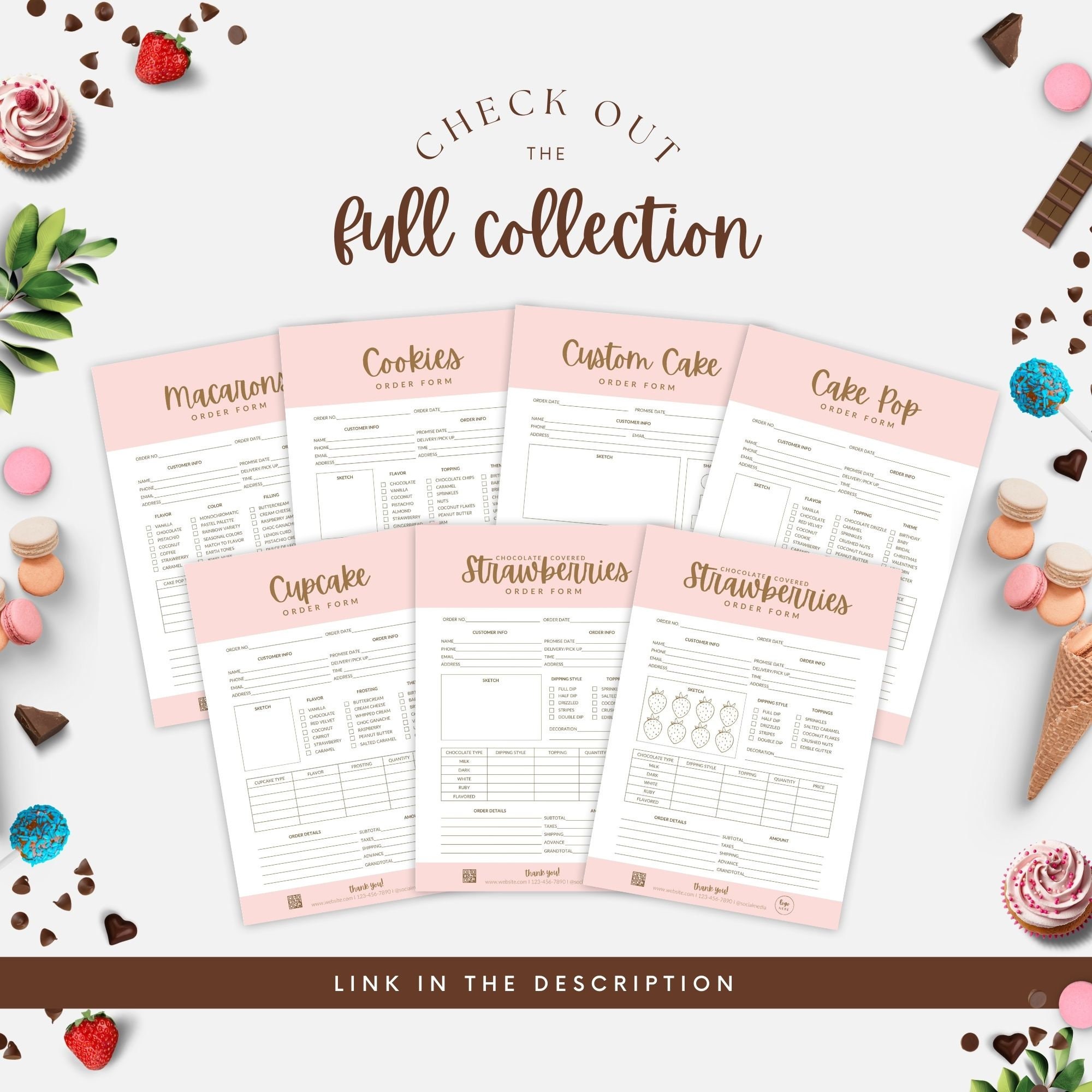 Cookie Order Form Editable Template, Custom Biscuit Purchase Form for ...