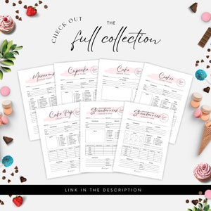 Printable Cakepop Order Form, Cake Pop Templates for Canva, Cakesicles ...