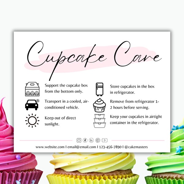 Baker Care Note - Etsy