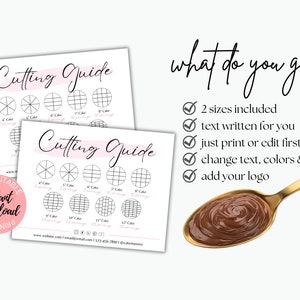 Round Cake Cutting Guide Digital Download Baker Instructions Tiered ...