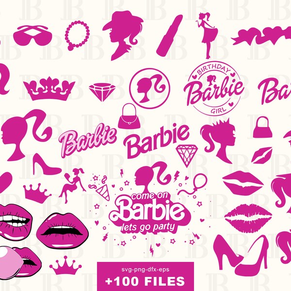 Barbie Svg - Etsy
