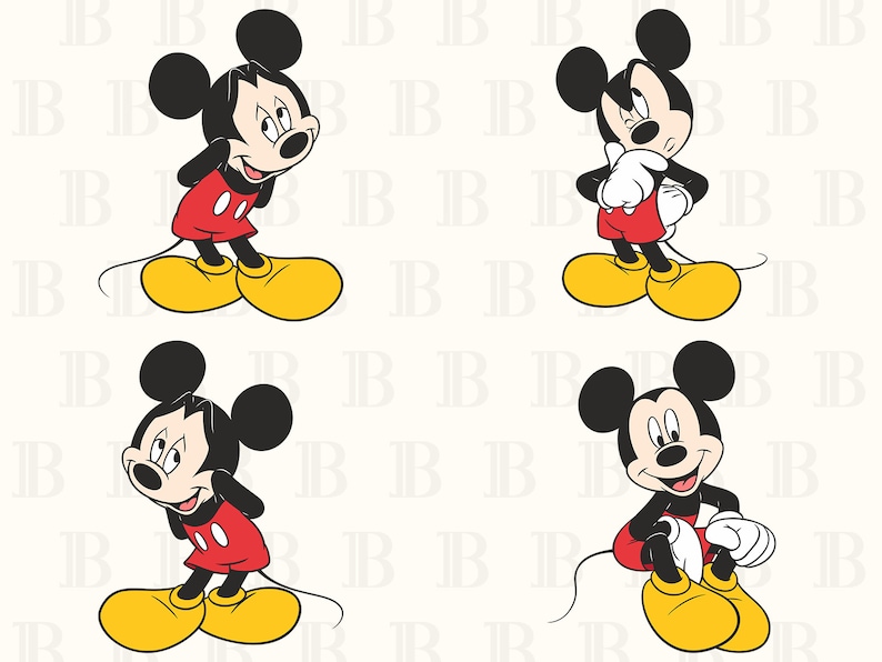 Mickey Mouse SVG Bundle Layered Head Svg Birthday Tshirt Svg - Etsy