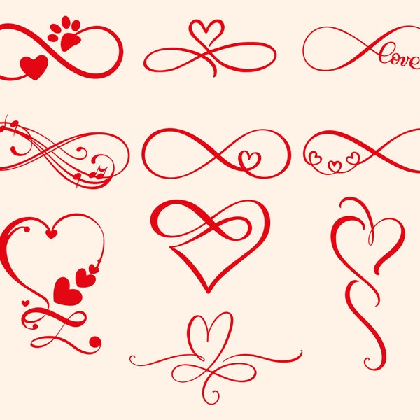 Infinity Paw Svg - Etsy