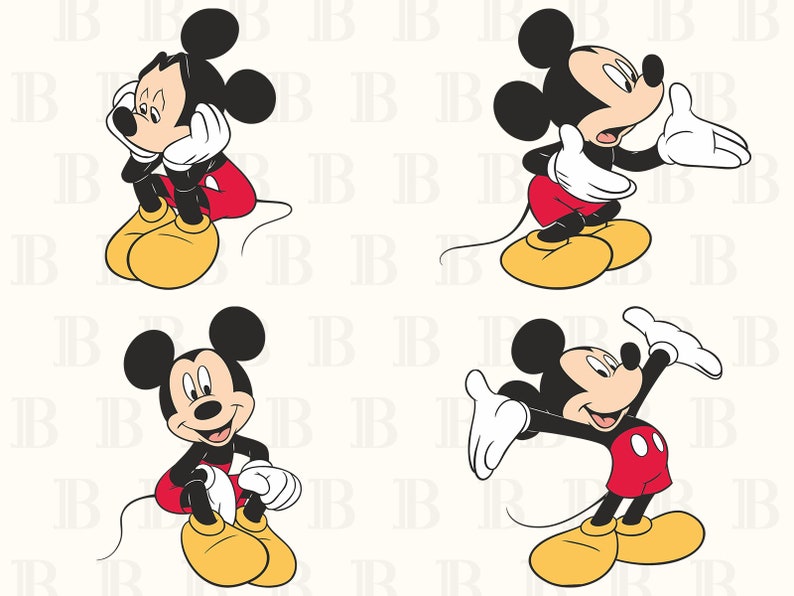 Mickey Mouse SVG Bundle Layered Head Svg Birthday Tshirt Svg - Etsy