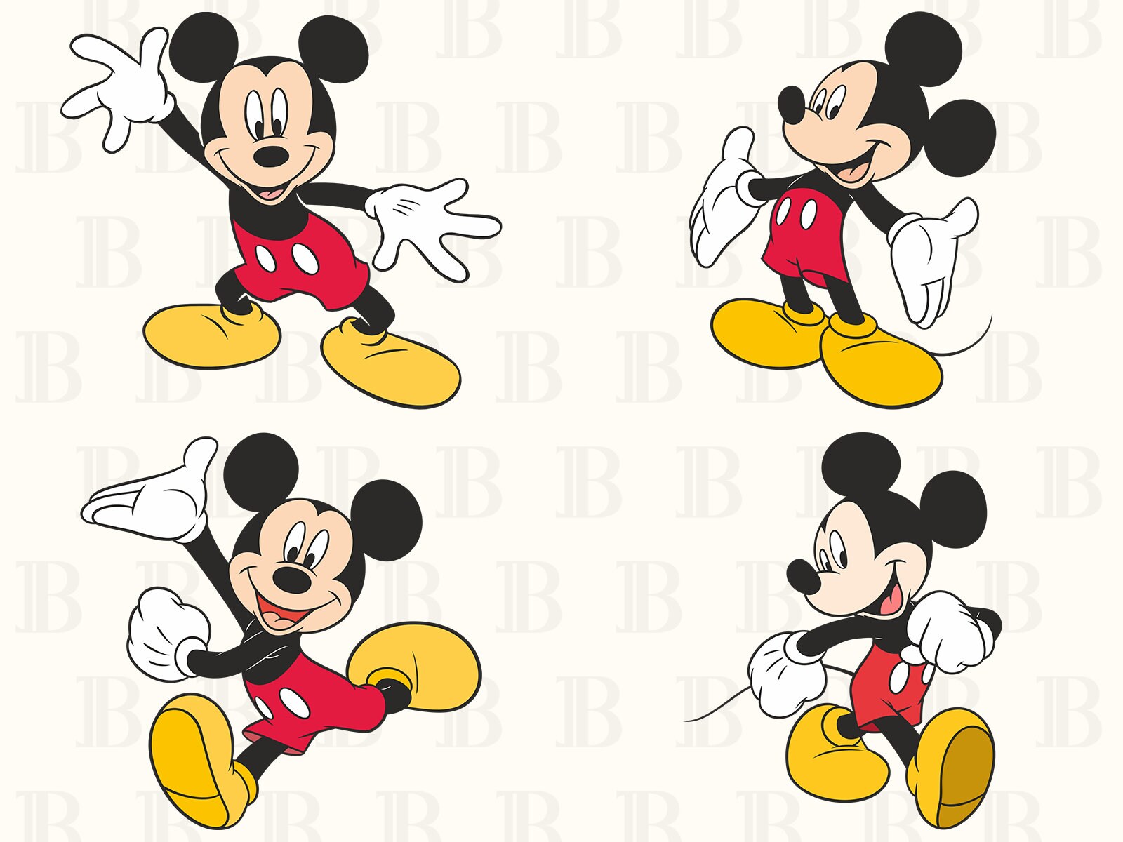 Mickey Mouse SVG Bundle Layered Head Svg Birthday Tshirt Svg - Etsy