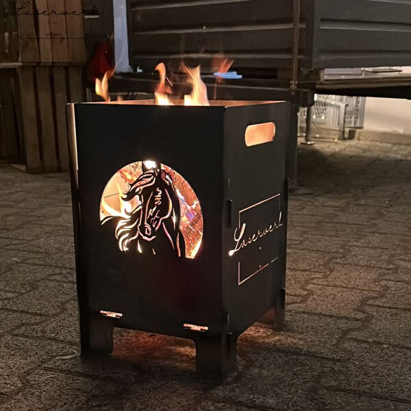 Feuerschale Mit Gravur