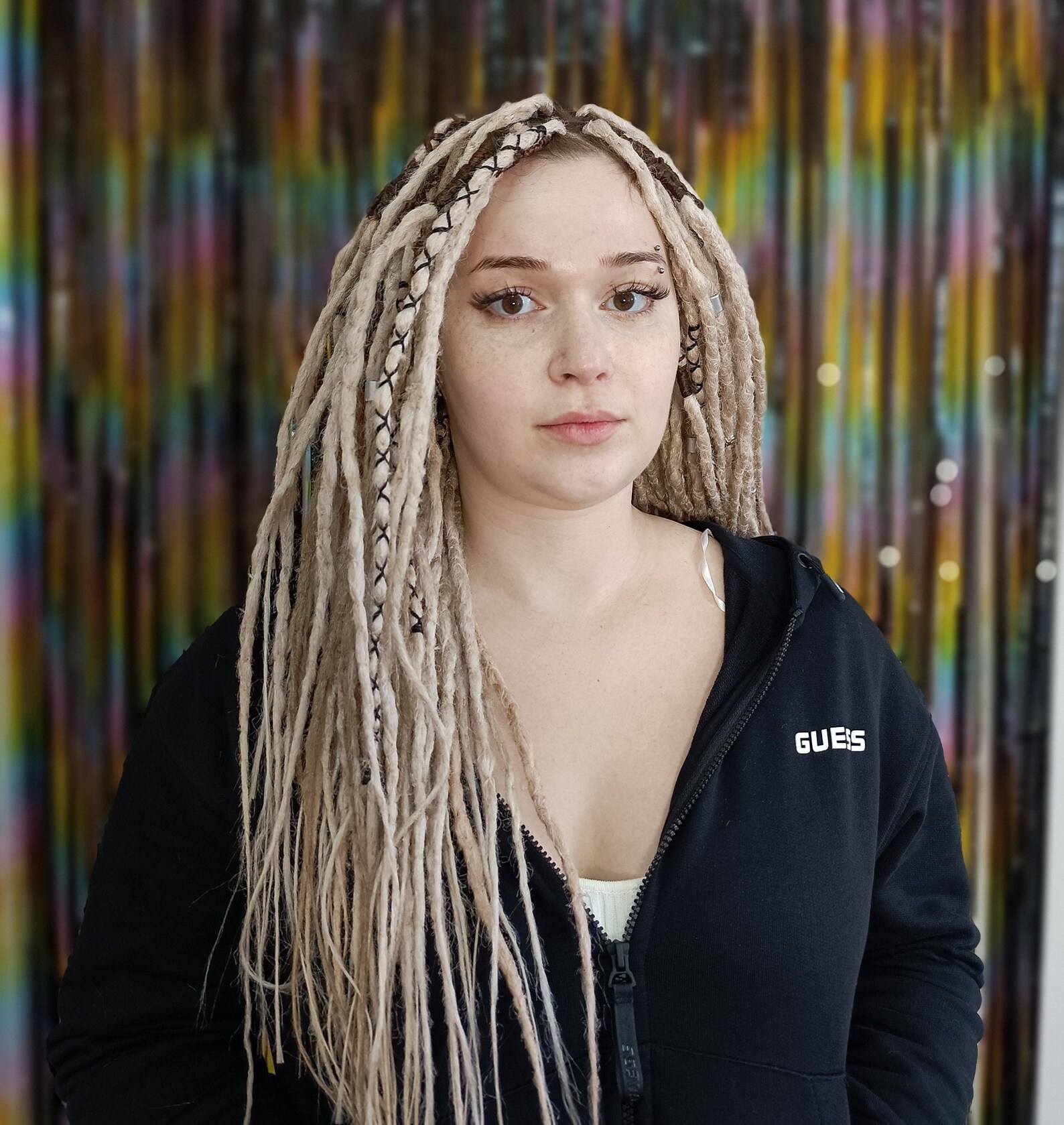 Synthetic Dreadlocks for Extensions | Blond | A Set of Easy Two-sided ...