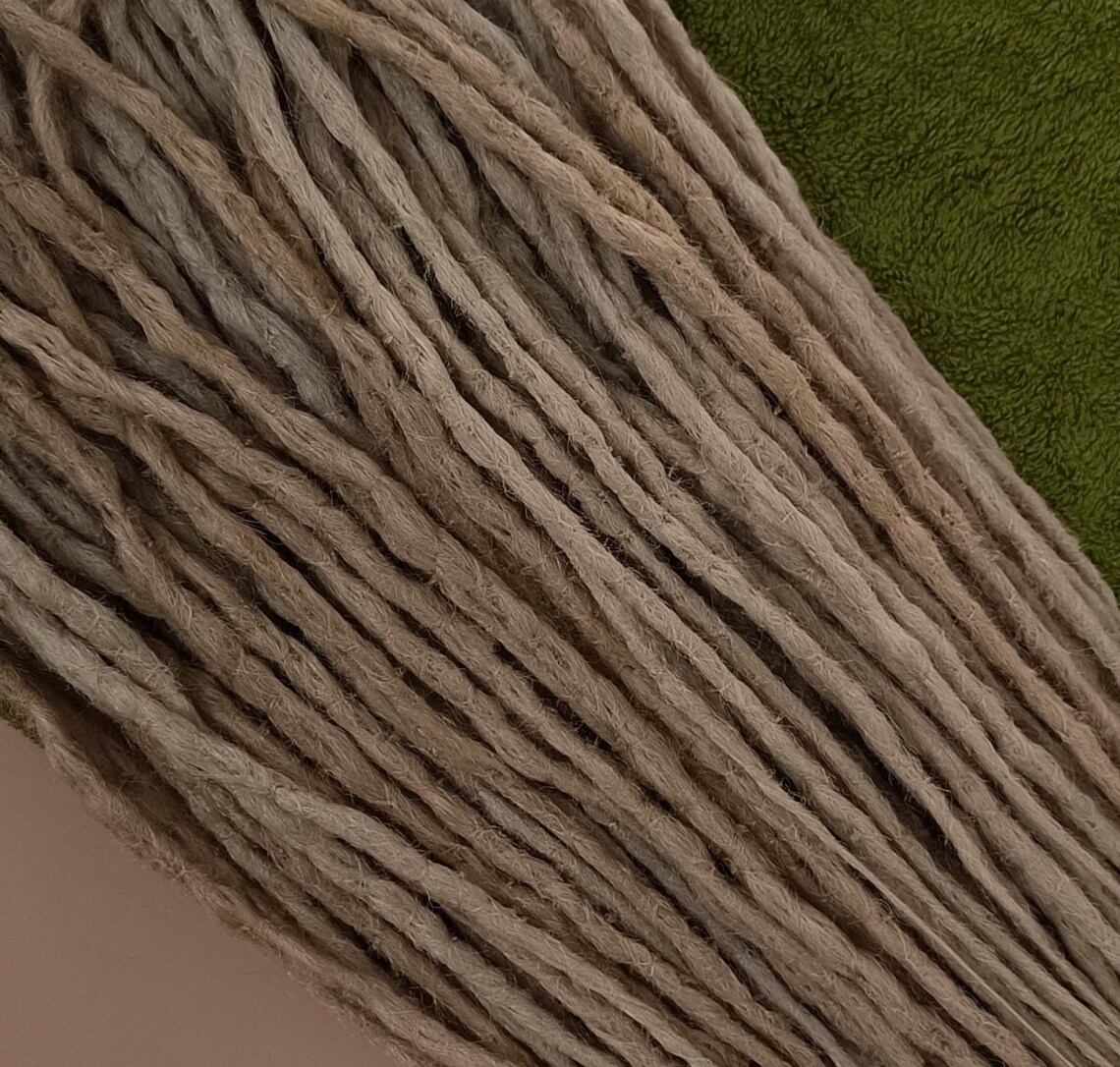 Synthetic Dreadlocks for Extensions | Blond | A Set of Easy Two-sided ...