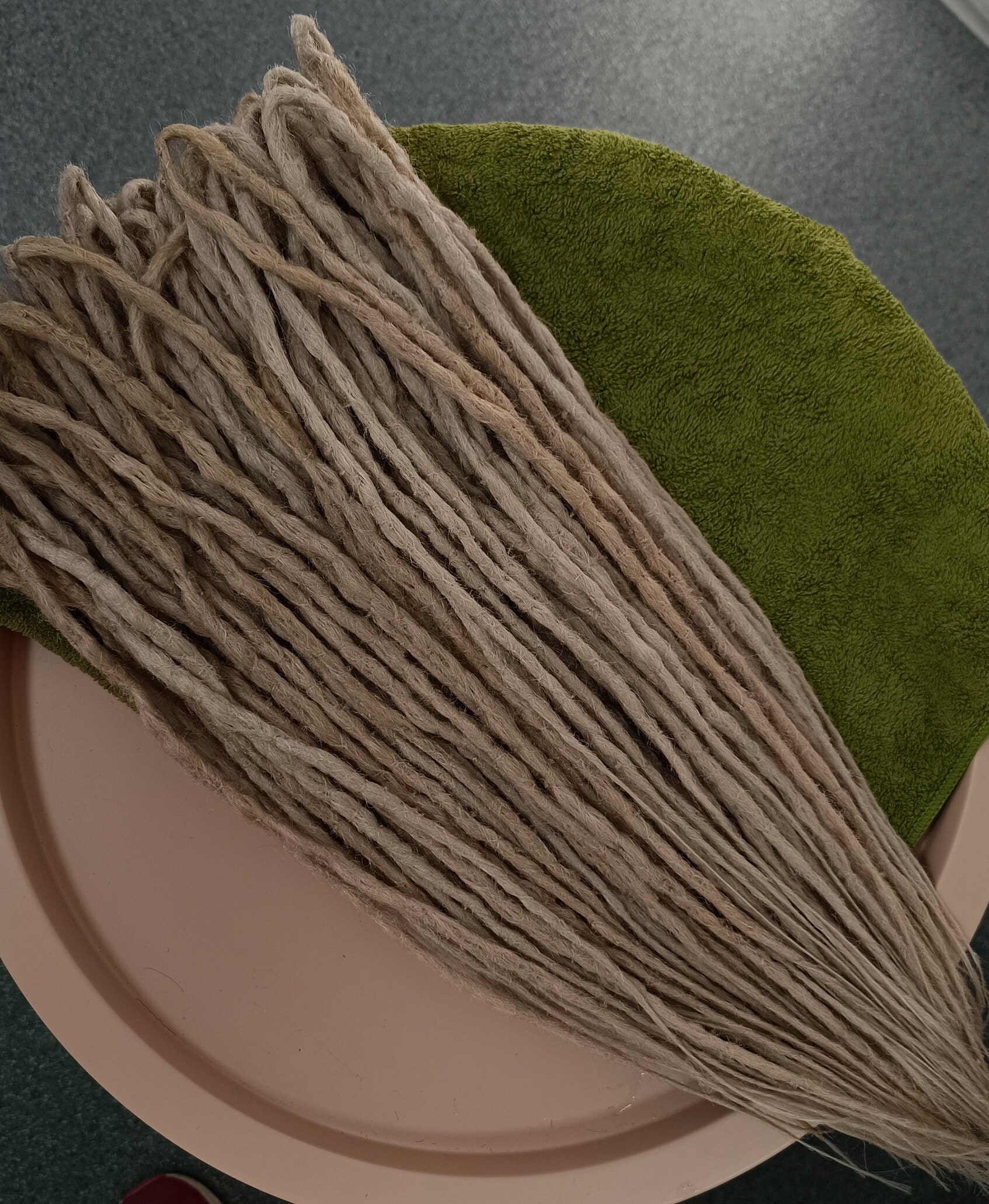 Synthetic Dreadlocks for Extensions | Blond | A Set of Easy Two-sided ...