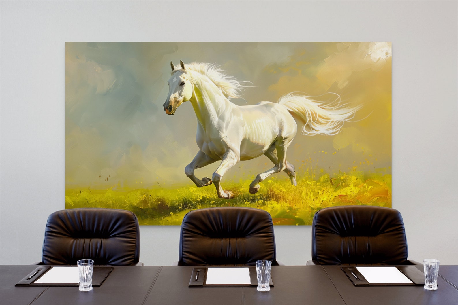 A Running Horse, Oil Paint, Samsung Frame TV Art, Digital Download - Etsy