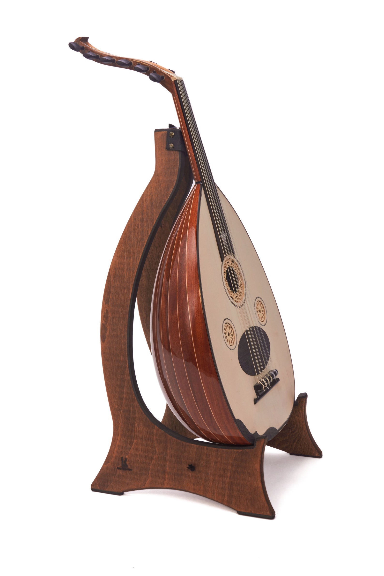 Turkish Oud Made by Enver Asaf | Mahogany Handmade Oud With Internal ...