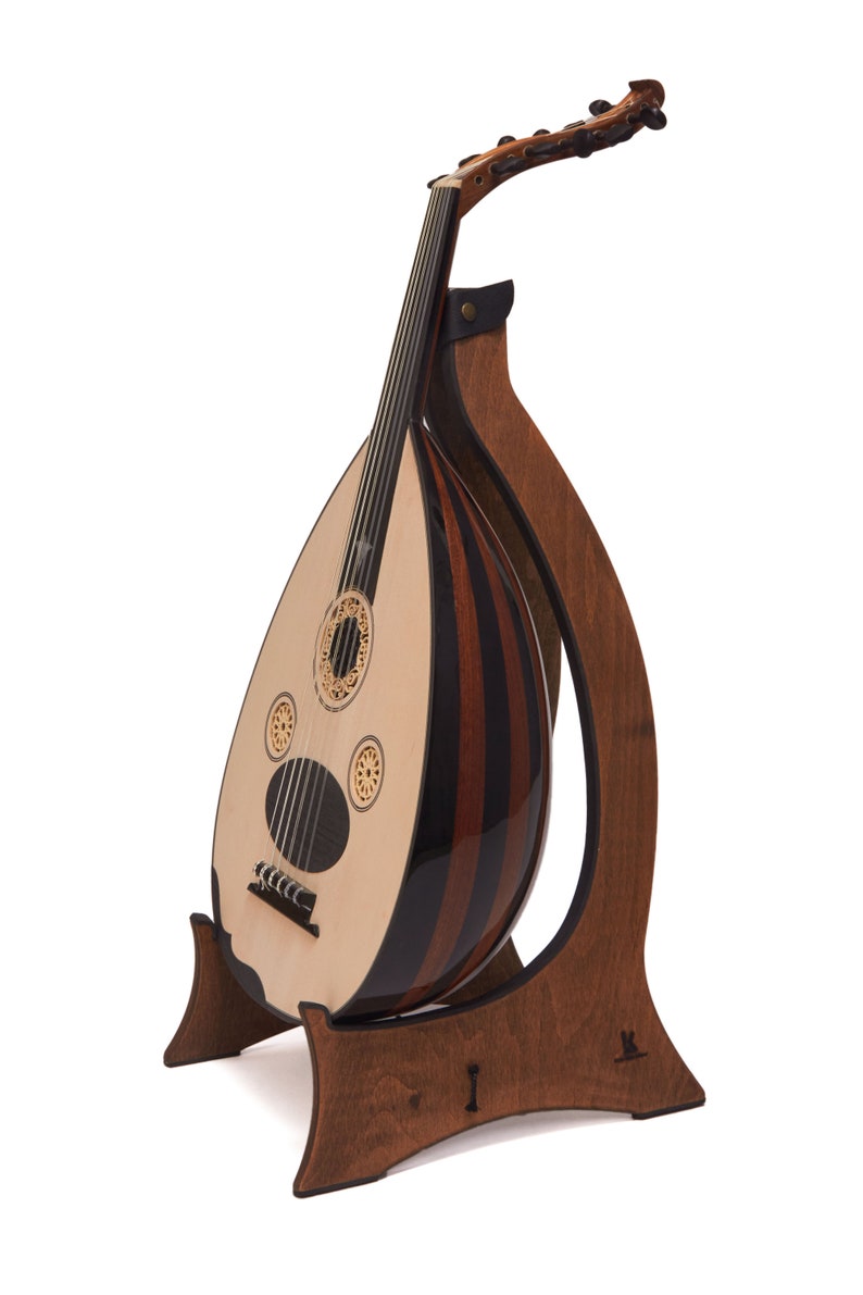 Turkish Oud With Pickup by Enver Asaf | Black Mahogany | Handmade ...