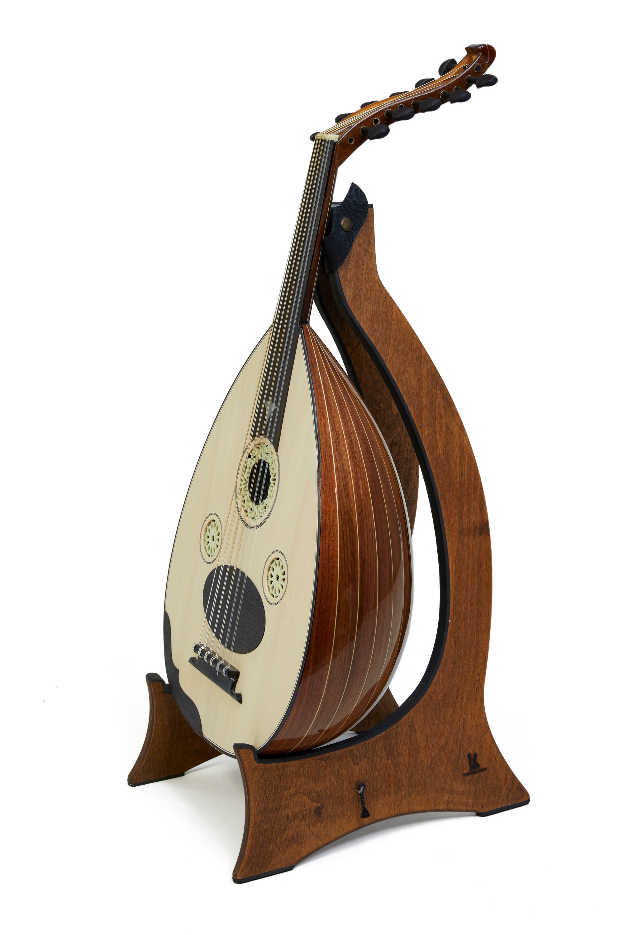 Turkish Oud Made by Enver Asaf | Walnut Wood Handmade Oud With Internal ...
