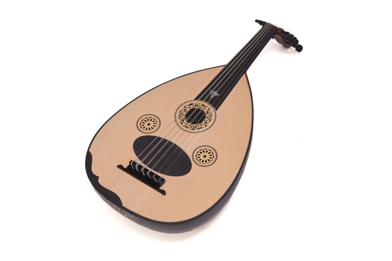 Turkish Oud With Pickup by Enver Asaf | Black Mahogany | Handmade ...
