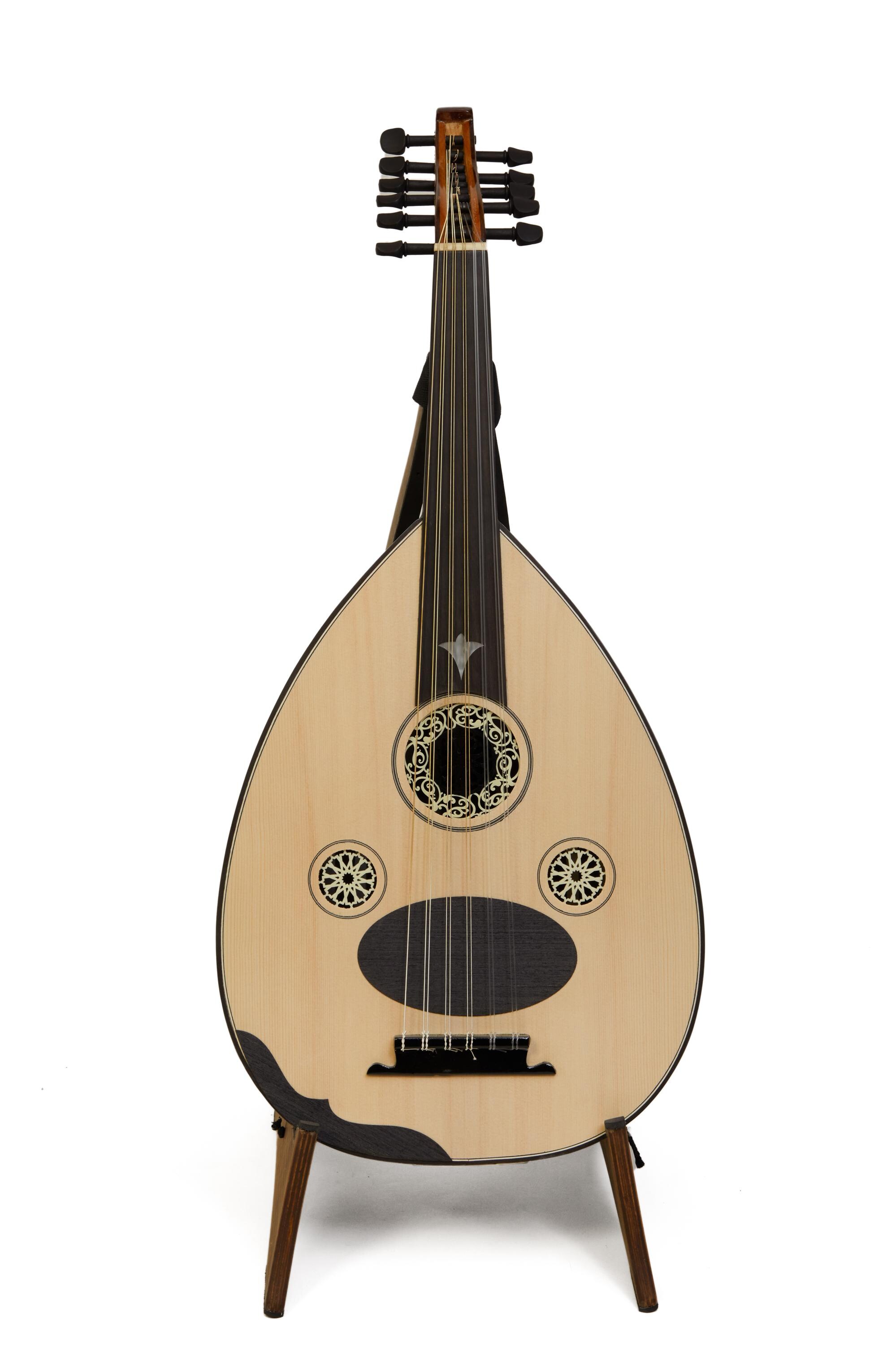 Turkish Oud Made by Enver Asaf | Walnut Wood Handmade Oud With Internal ...