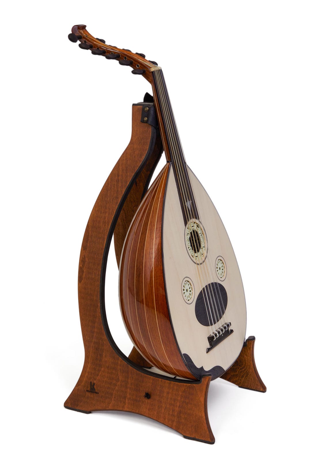 Turkish Oud Made by Enver Asaf | Walnut Wood Handmade Oud With Internal ...