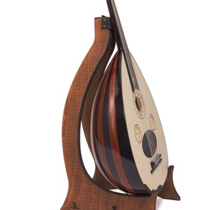 Turkish Oud With Pickup by Enver Asaf | Black Mahogany | Handmade ...
