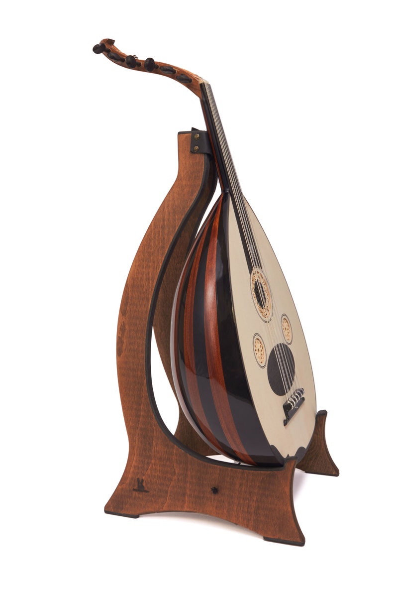 Turkish Oud With Pickup by Enver Asaf | Black Mahogany | Handmade ...