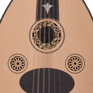 Turkish Oud Made by Enver Asaf | Mahogany Handmade Oud With Internal ...