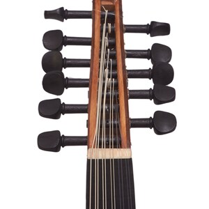 Turkish Oud With Pickup by Enver Asaf | Black Mahogany | Handmade ...