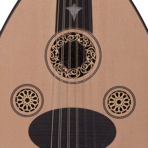 Turkish Oud With Pickup by Enver Asaf | Black Mahogany | Handmade ...