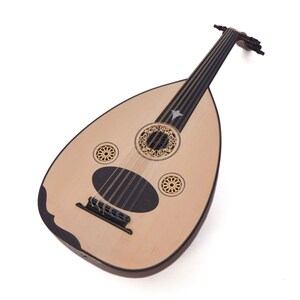Turkish Oud Made by Enver Asaf | Mahogany Handmade Oud With Internal ...