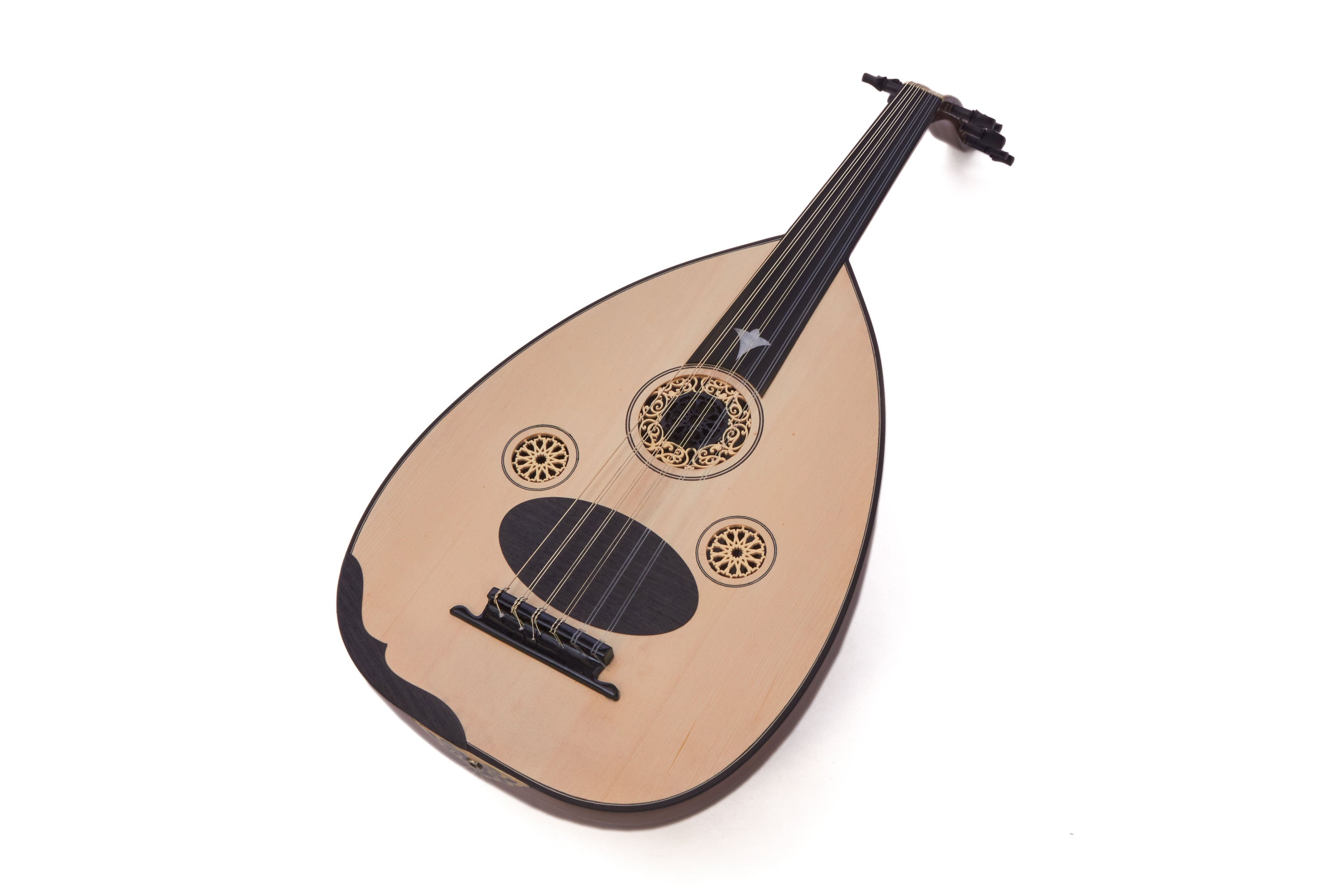 Turkish Oud Made by Enver Asaf | Mahogany Handmade Oud With Internal ...