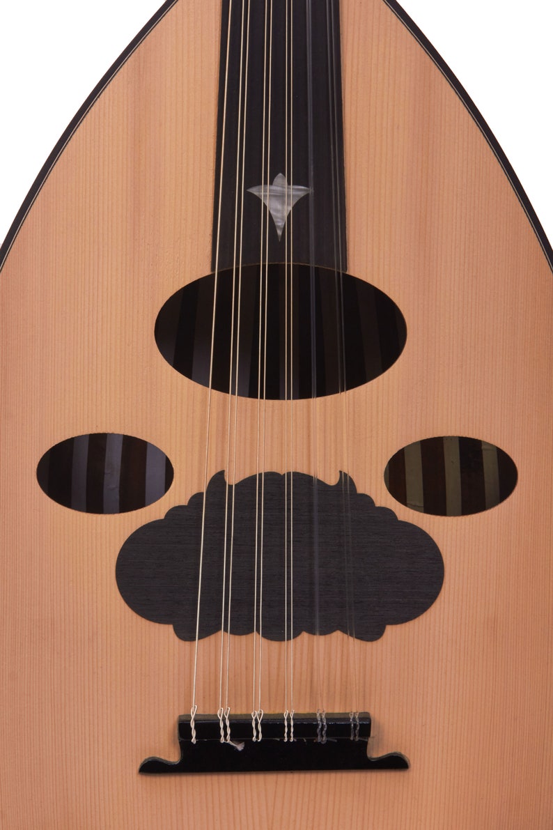 Arabic Oud With Internal Pick up by Enver Asaf | Walnut Handmade Oud ...