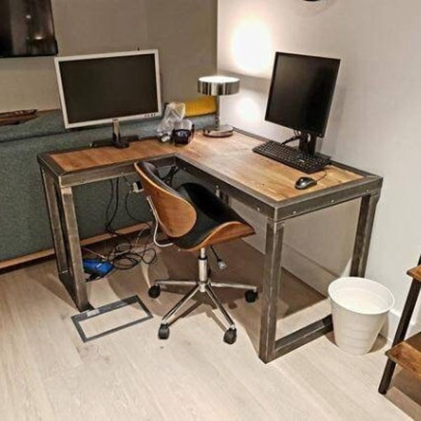 L Shaped Desk - Etsy Ireland
