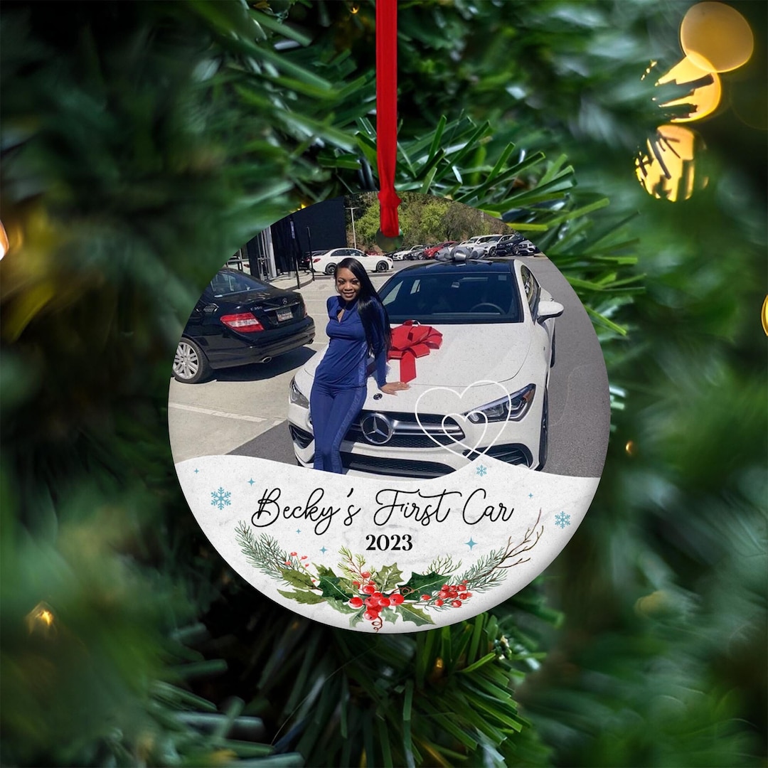 First Car Christmas Ornament Christmas Ornament Gifts for New - Etsy