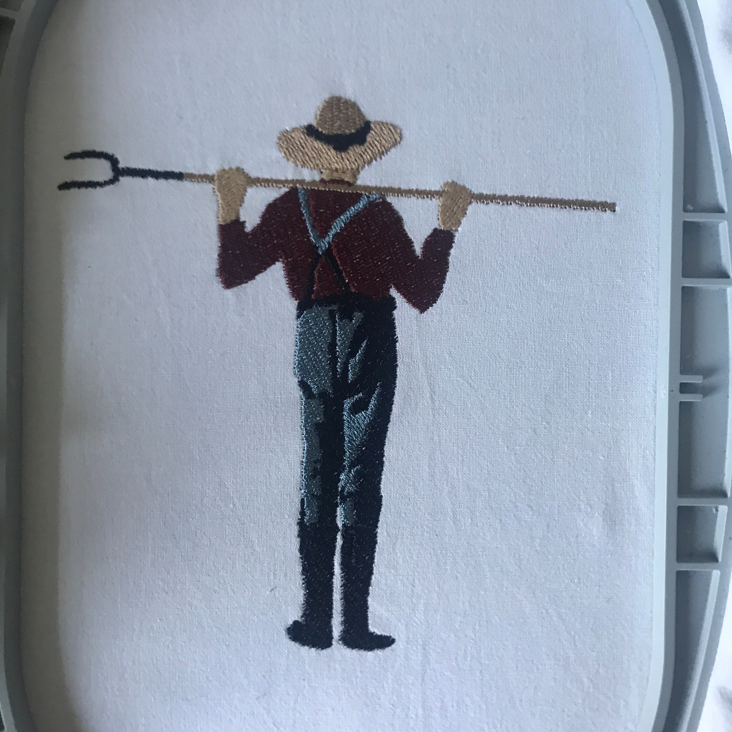 Gardener Machine Embroidery File, Inspired by Winslow Homer (in the ...
