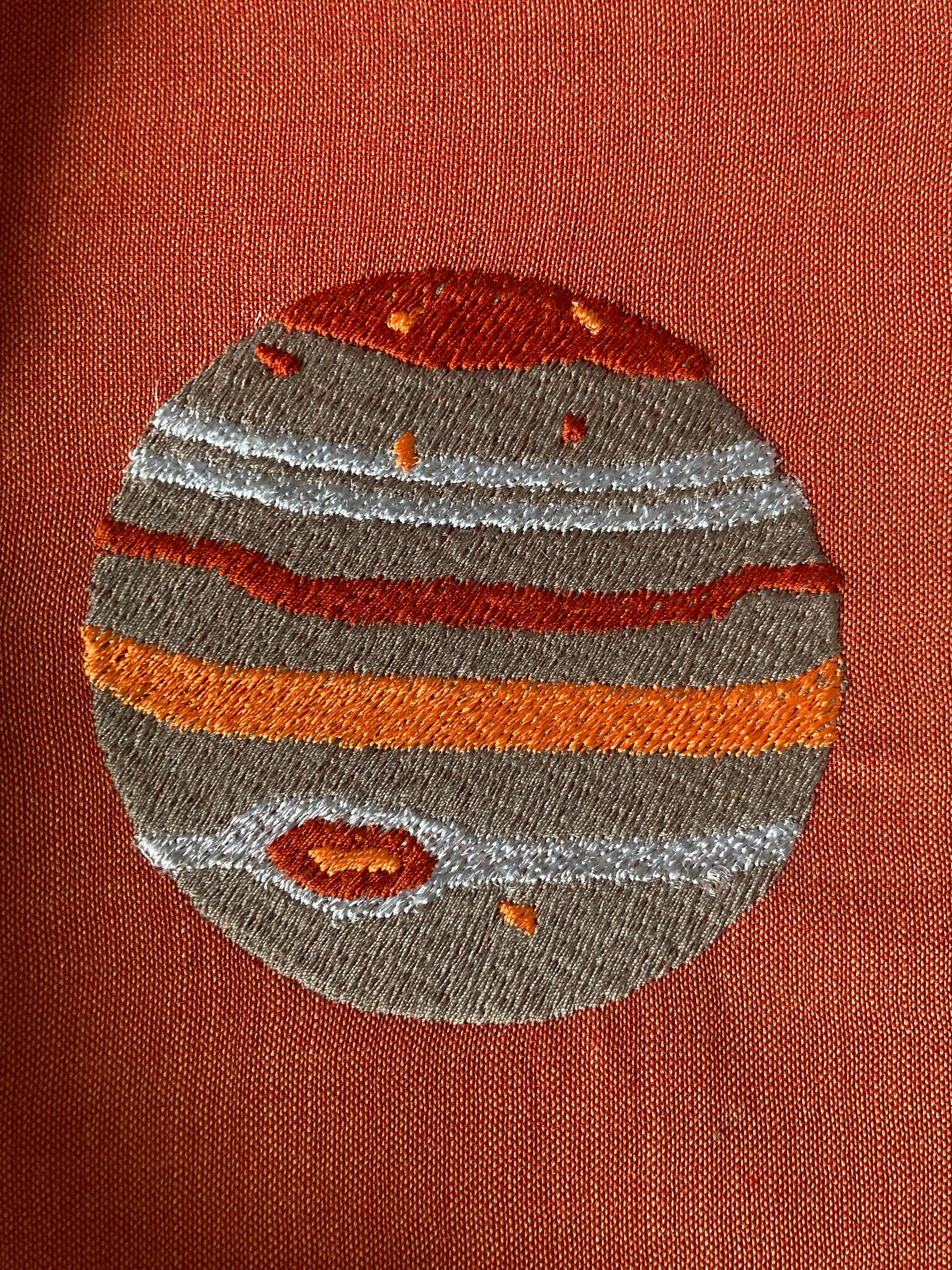 Planet Jupiter Embroidery Design, 2 Size, Digital File - Etsy