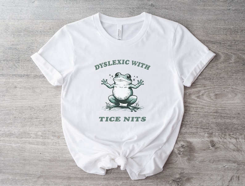 Funny Frog Dyslexia Meme Shirt, Y2k T-shirt, Dumb Graphic Tee ...