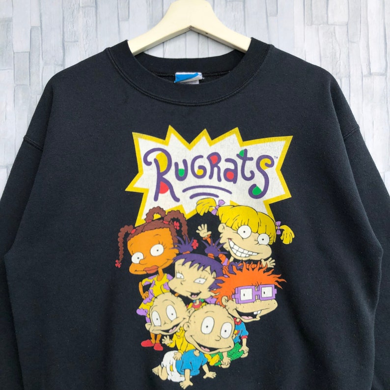 Vintage Rugrats Animated Television Cartoon Series Sweatshirt Big Logo ...
