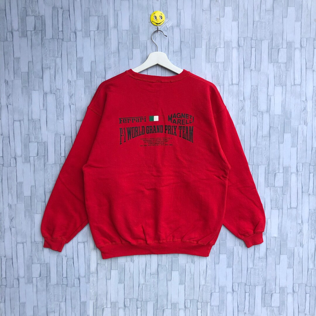 Vintage Ferrari X Magneti Marelli Sweatshirt F1 World Grand Prix Team ...