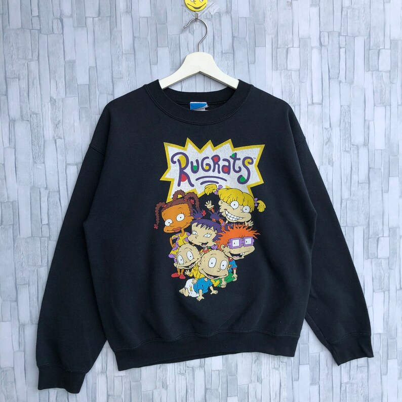 Vintage Rugrats Animated Television Cartoon Series Sweatshirt Big Logo ...
