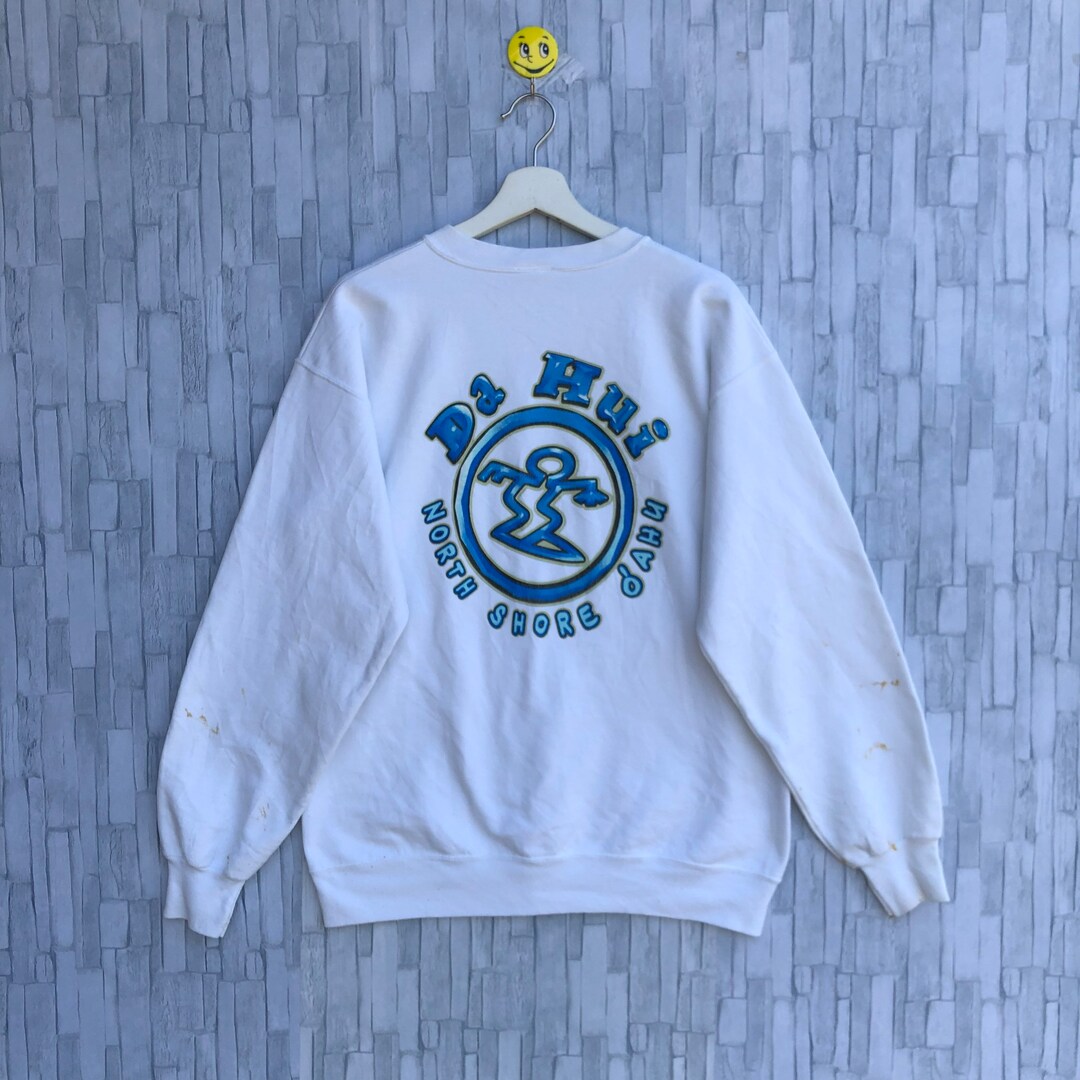 Vintage Friends of Da Hui Surf Sweatshirt Big Logo Spellout Jumper ...