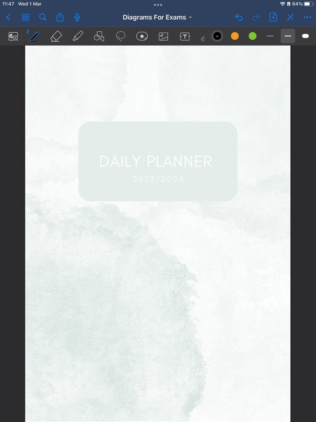 Aesthetic Digital Planner for School/work/university/college - Etsy